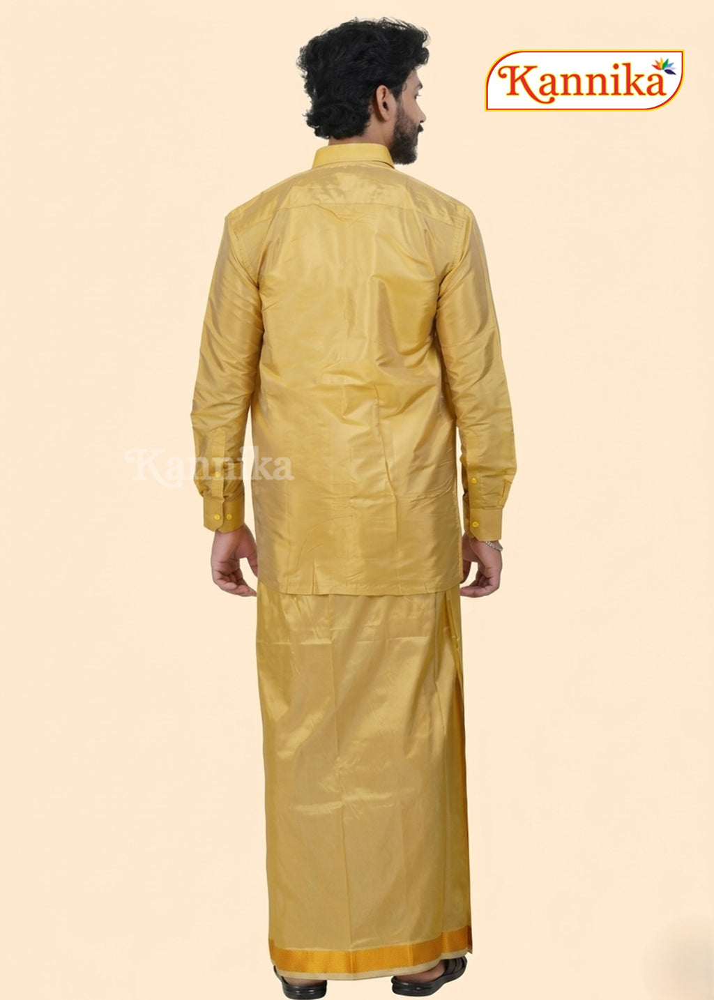Mappillai Dhoti Suit Sets For Wedding Art Silk sanal – Kannika Dhotis